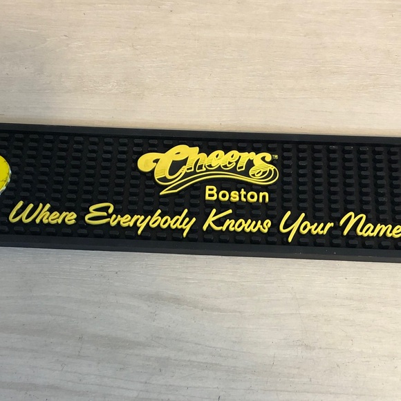 Cheers | Dining | Cheers Boston Non Slip Rubber Drink Service Bar Mat ...